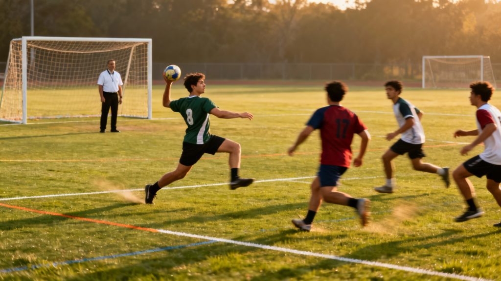 Dimensions du terrain de handball : guide pratique et complet - Equisport
